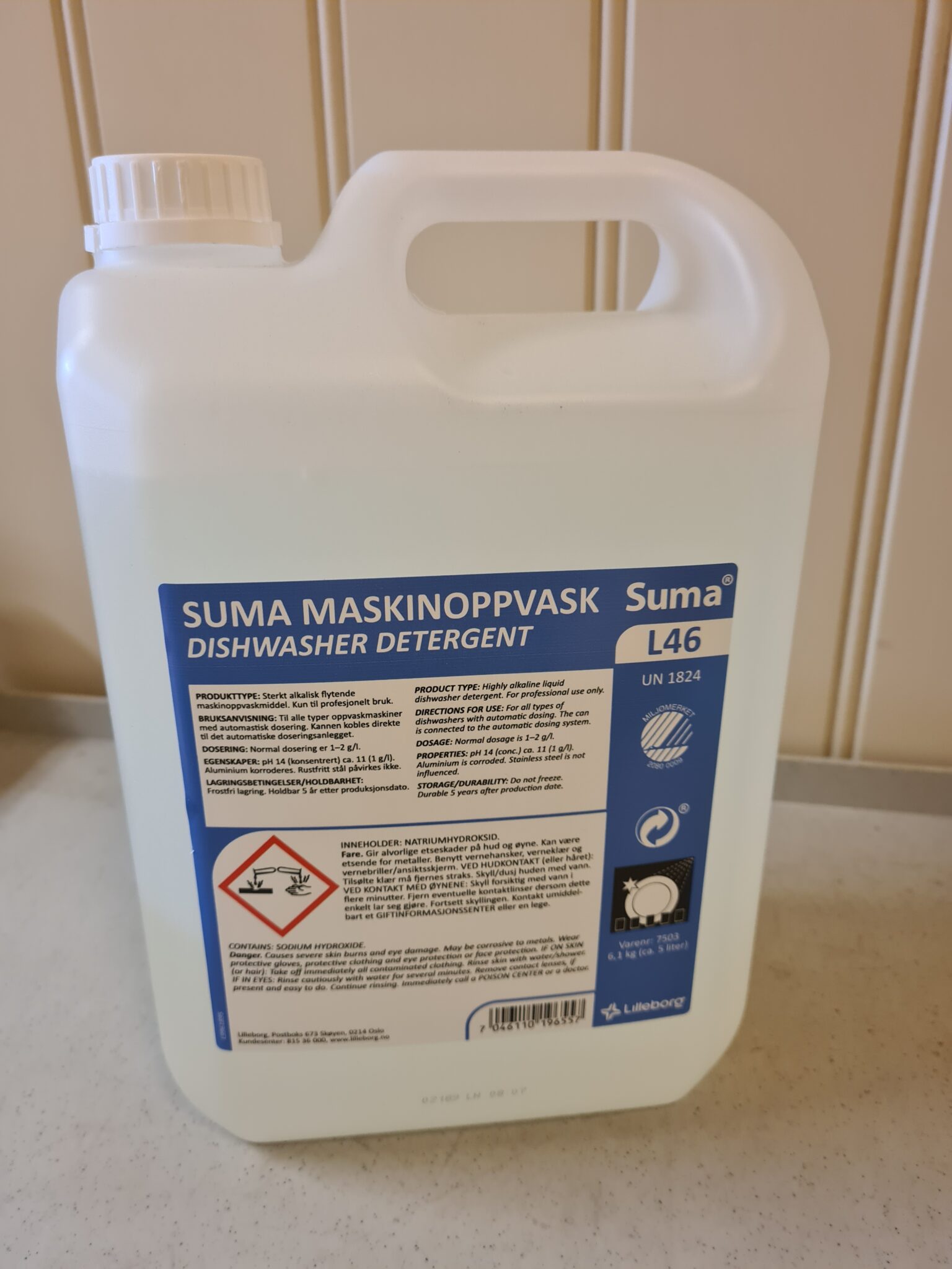 Suma Maskinoppvaskmiddel L46 – Westad Storkjøkken